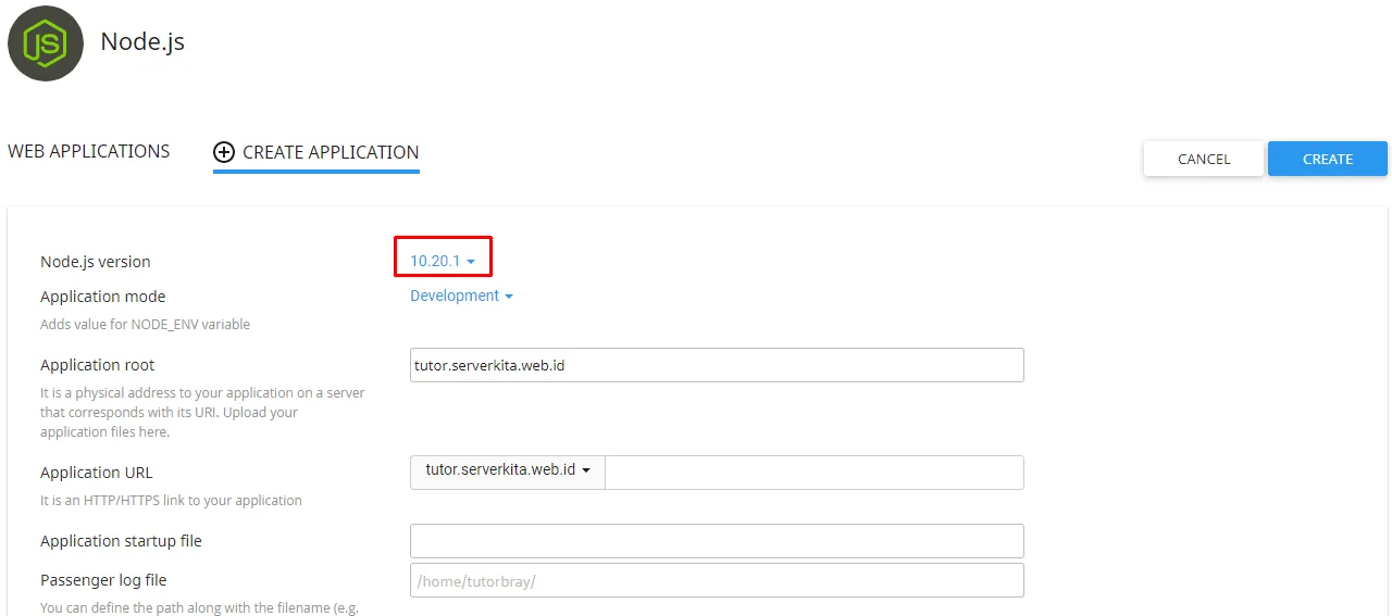 Cara Instalasi Aplikasi Node.js di cPanel | antmediahost