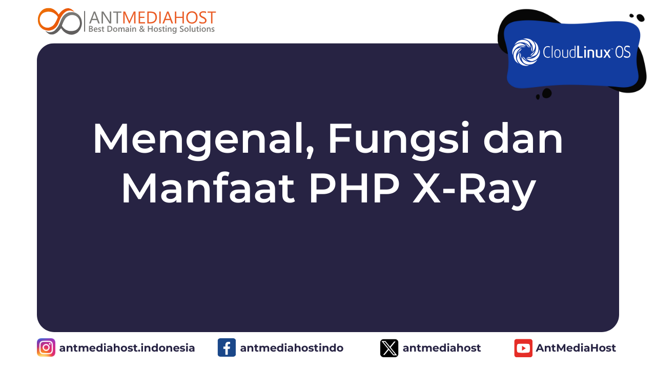 Mengenal, Fungsi dan Manfaat PHP X-Ray | antmediahost
