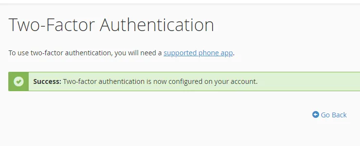 Tutorial Enable 2FA di cPanel | antmediahost